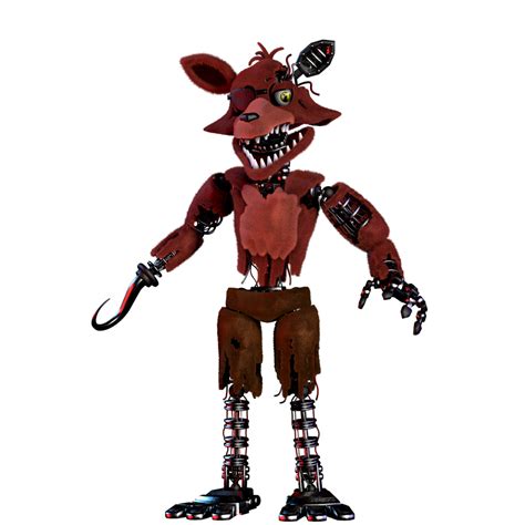 Withered Foxy With Fur Fnaf C4d By Moisogs On Deviantart