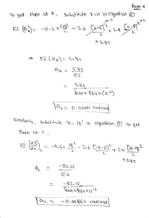 Problem 4 Use The Double Integration Method To Solve The Following Four Problems In Each