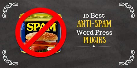 10 Best Anti Spam Word Press Plugins Web Design Blog