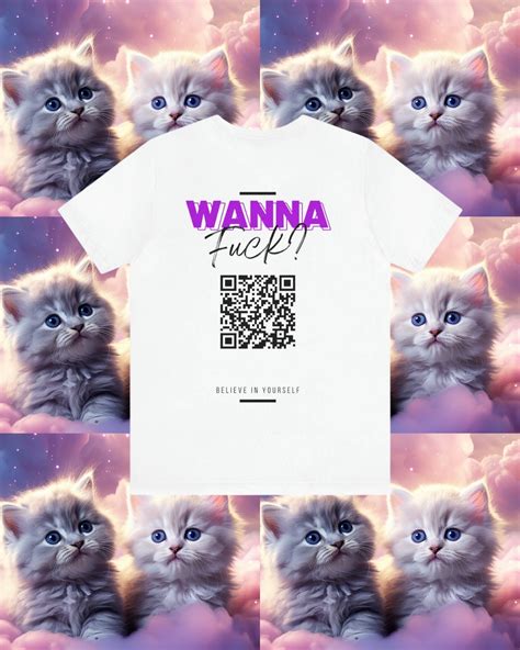 Wanna F K QR Code Shirt Custom QR Code Scannable Shirt Summer Festival Edition Social Media