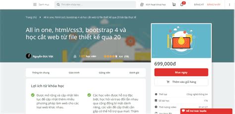 Chia Sẻ Miễn Phí Khóa Học Lập Trình Web Front End All In One Htmlcss