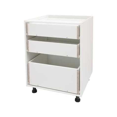 Kitko 600mm Warm White 3 Drawer Cabinet Bunnings New Zealand