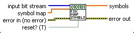 MT Map Bits To Symbols VI LabView Digital Modulation Documentation