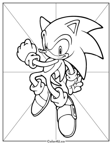 Super Sonic Coloring Sheet Free