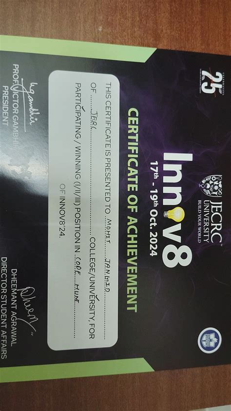 mohit jangid on linkedin innov8 codehunt codingjourney