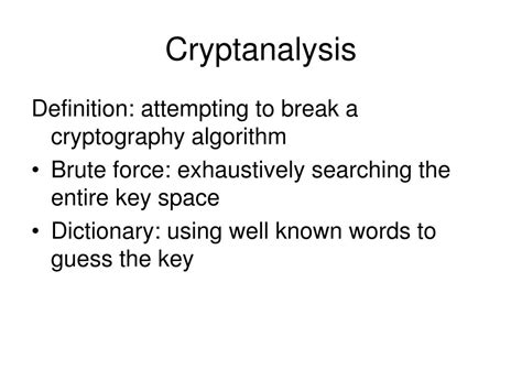 Ppt Short Introduction To Cryptography Powerpoint Presentation Free
