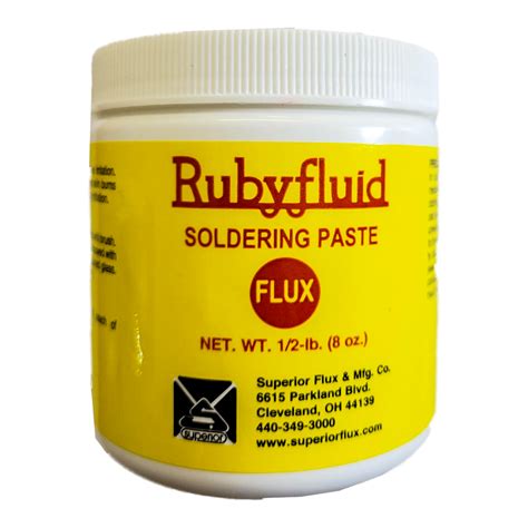 Ruby Fluid Soldering Flux Paste Stortz And Son Inc