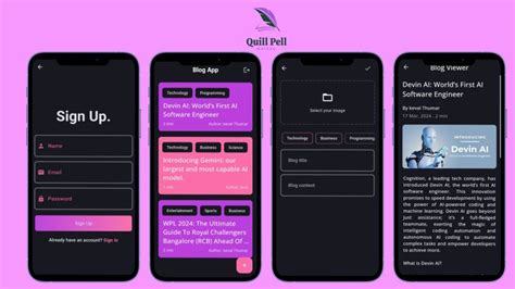 Thumar Keval On Linkedin Flutterdev Bloggingapp Internship Job