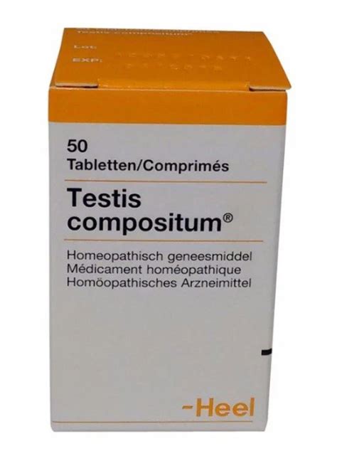 Heel Testis Compositum Tablets 50 Tablets
