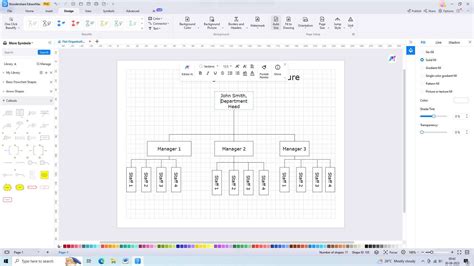 How To Creat A Flat Organizational Chart