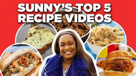Top 5 Sunny Anderson Recipe Videos Of All Time Food Network My News