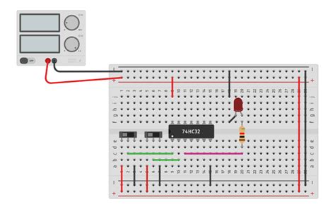Circuit Design Inverter Power Supply Tinkercad