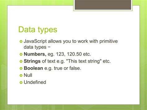 Introduction To Javascriptppt