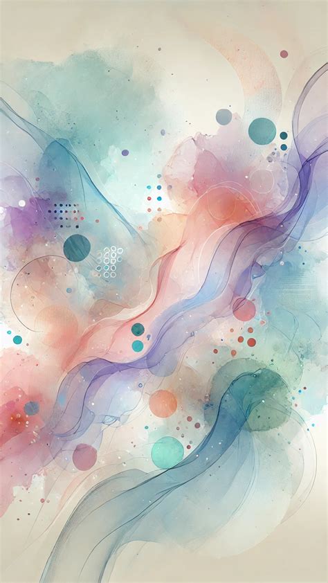Abstract Watercolor Wallpaper Aurabackdrop