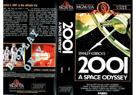 Opening And Closing To 2001 A Space Odyssey 1968 1983 Vhs Australia