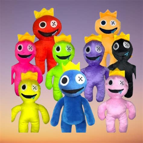 Boneco Azul Babão Rainbow Friends Jogo Roblox Shopee Brasil