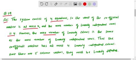Solved Consider A 5 ×5 Matrix A And A Vector V⃗ In ℝ 5 Suppose The Vectors V⃗ A V⃗ A 2 V⃗