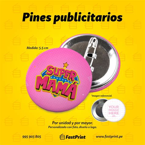 Pines Personalizados 55 Cm 55 Mm Ahorra Tiempo Y Dinero