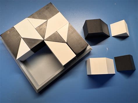 Magic Black And White Blocks Hidden Building Blocks Puzzle