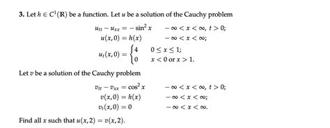 solved 3 let h e cl r be a function let u be a solution