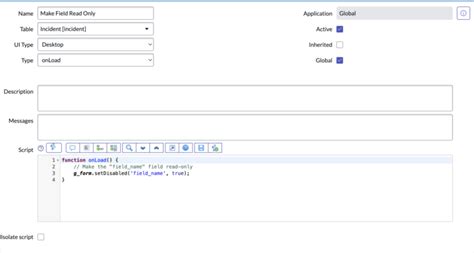 3 Ways To Make A Field Read Only In Servicenow The Snowball