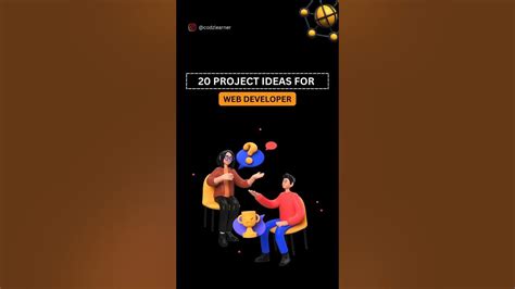 20 Project Ideas For Web Developers 👩🏻‍💻 Shorts Webdevelopment Coding Programming Youtube