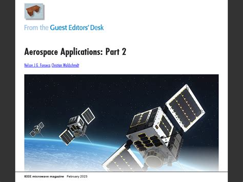 Ieee Microwave Magazine February 2023from The Guest Editors Desk