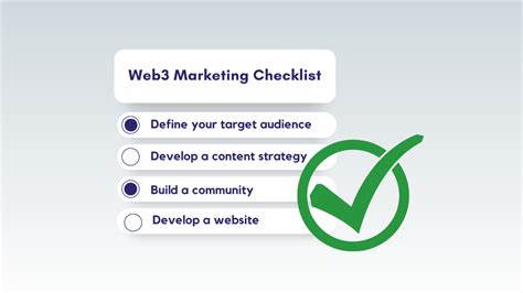 The Advanced Web3 Marketing Checklist For Crypto Project Launch