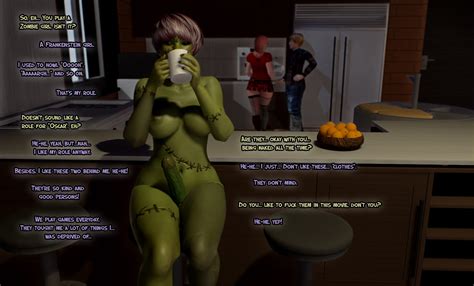 Rule 34 1boy 1futa 1girls 3d Blacksheepovca Brown Hair Casual Clothed