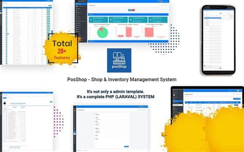 Posshop Laravel Shop Inventory Management System Admin Template