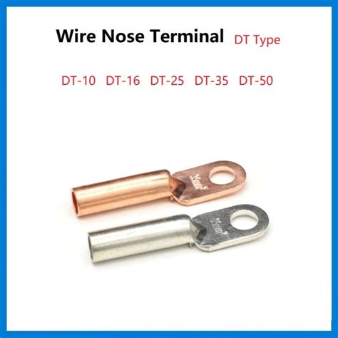 1pcs Wire Terminal Dt 10 Dt 16 Dt 25 Dt 35 Dt 50 Copper Crimp Splice