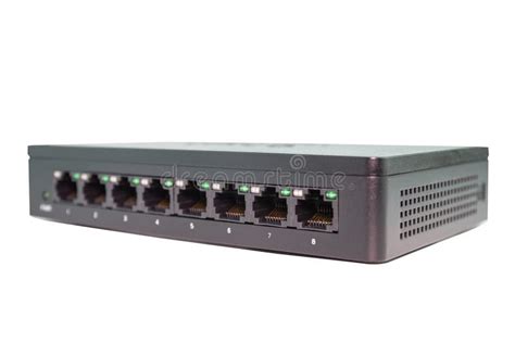 Network Gigabit Smart Switch Stock Image Image Of Online Gigabit 50457495