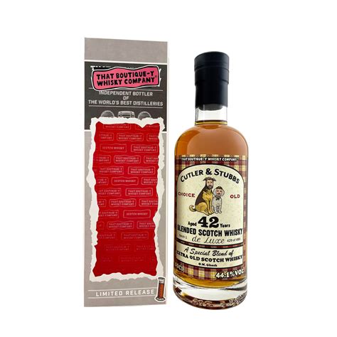 That Boutique Y Whisky Company ‘cutler And Stubbs 42 Year Old Blended