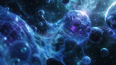 Abstract Universe Quantum Realm Cosmic Nebula Background Science And Technology Quantum