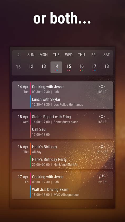 Event Flow Calendar Widget Para Android Descargar
