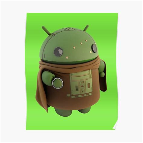 Android Logo Poster For Sale By Yellowbanana2 Redbubble