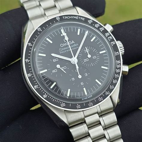 112024 Omega Speedmaster Moonwatch Professional 31030425001001 3861 Hesalite Speed