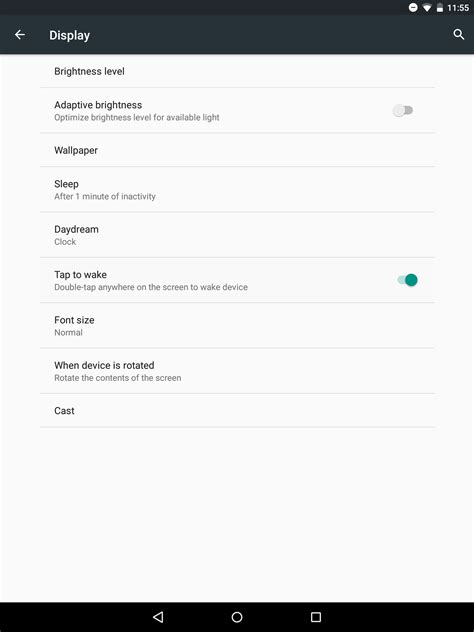 Android M Feature Spotlight Tap To Wake Is Now A Setting You Can Tweak