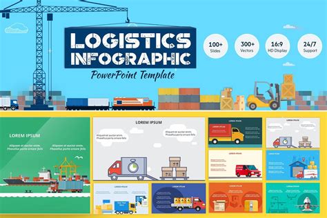 Logistic Ppt Infographic Powerpoint Template Premast Infographic My Xxx Hot Girl