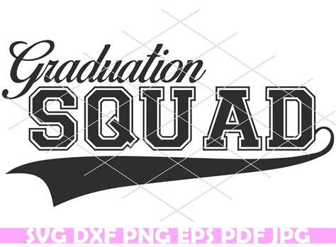 Graduation Squad Svg Graduation Squad Png Graduation Squad  Etsy