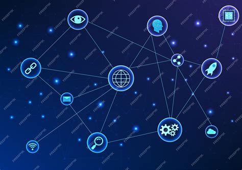 Premium Vector Data Technology With Technology Icons It Represents Big Data Technology