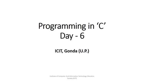 Programming In C Part 6 If If Else And If Else If Online Lecture In Hindi Youtube