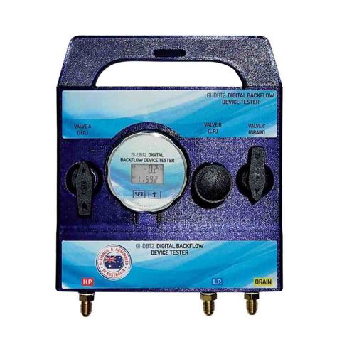 Backflow Test Kit Digital Flow Sensor Fire Response