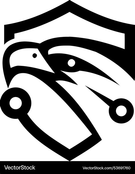 Eagle Tech Logo Royalty Free Vector Image Vectorstock