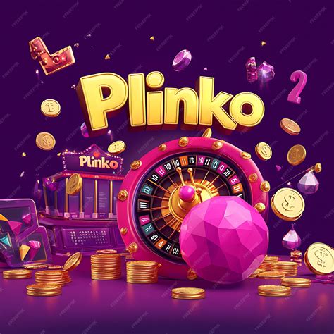 Vibrant Plinko Game Banner With Colorful Elements Premium Ai