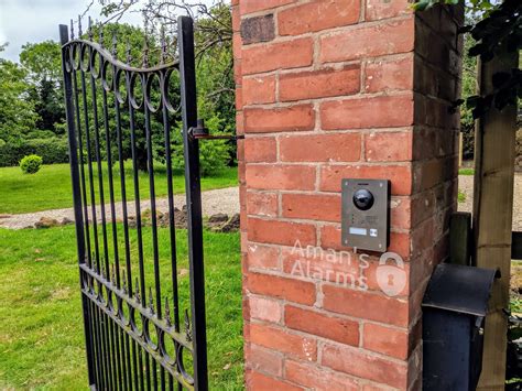 Amans Alarms Hikvision Video Intercom With Gate Automation In Rugby