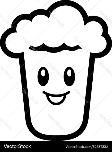 Cute Cheers Iconic Emblem Of Playful Imbibing Vector Image