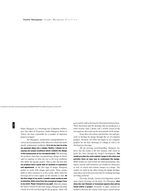 Itsuko Hasegawa Ateliê Itsuko Hasegawa Download Free Pdf Design Drawing