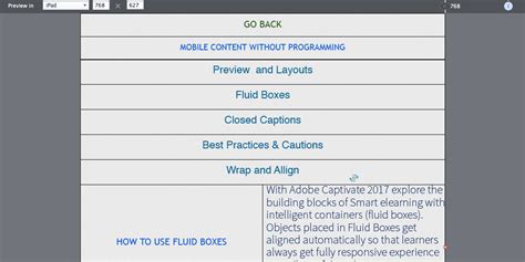 Using Fluid Boxes In Adobe Captivate 2017 Elearning