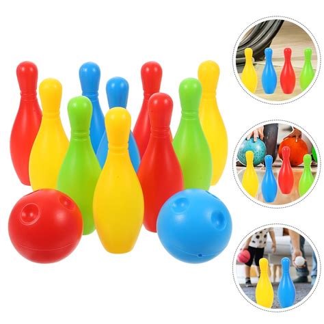 Penikoko 1set Indoor Outdoor Bowling Game In Assorted Colors For Hand